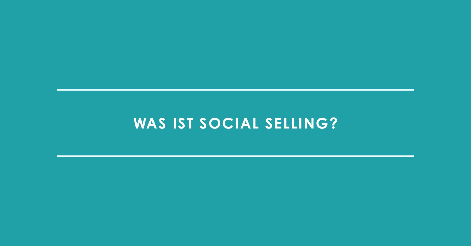 Was ist Social Selling?